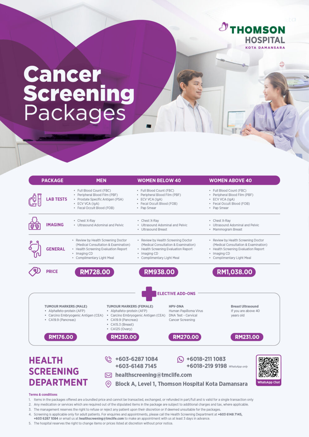 Cancer Screening Packages