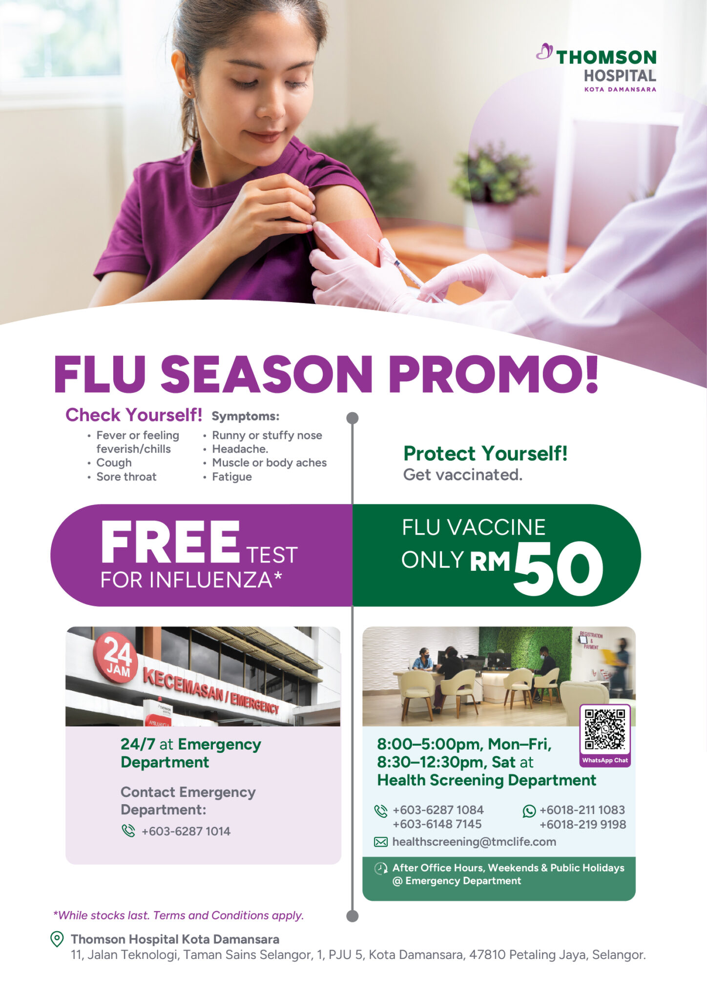 Flu Vaccination Promotion - Top Private Hospital in Malaysia, Hospital ...